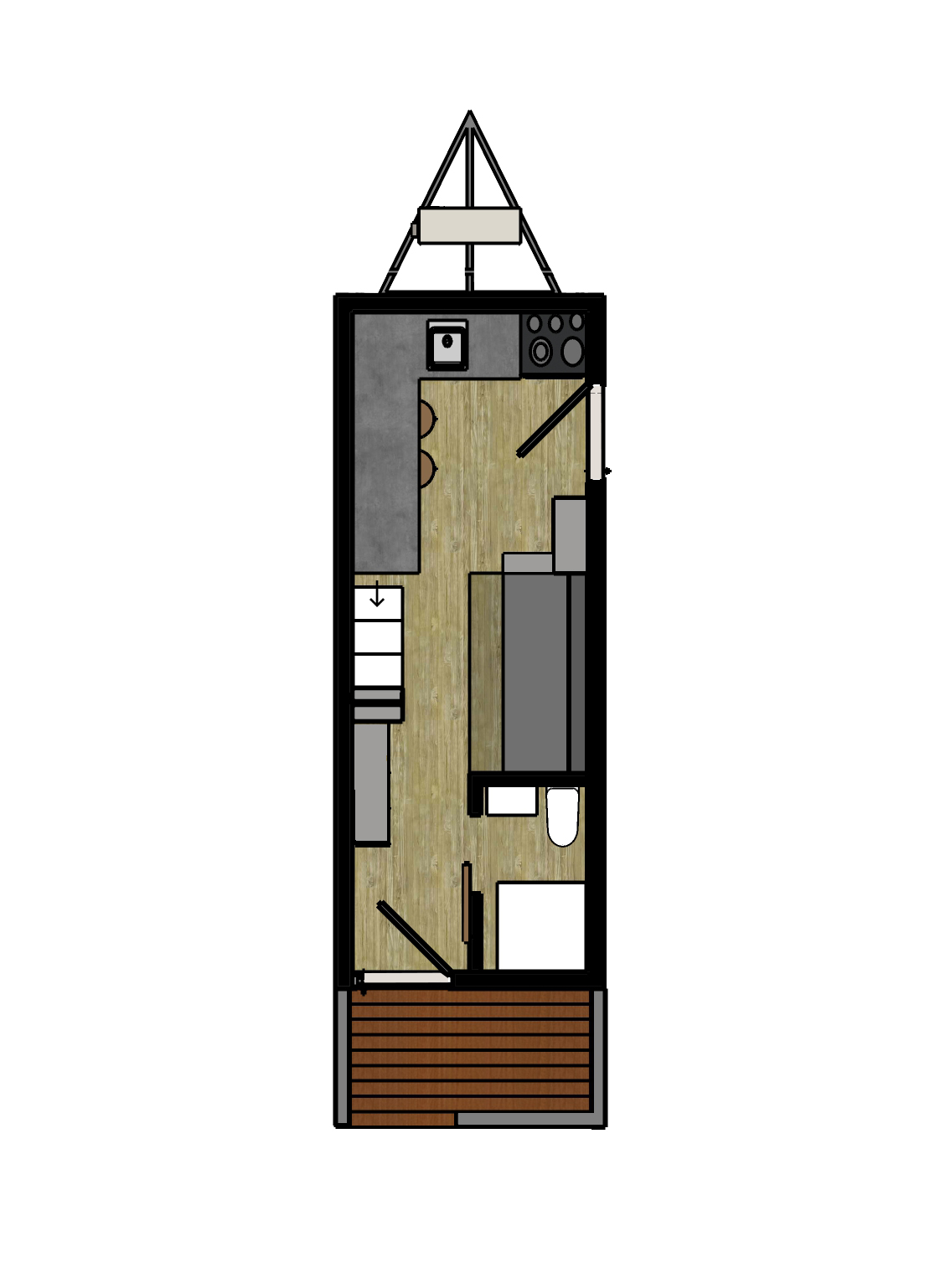 No Loft Tiny House Nation Floor Plans